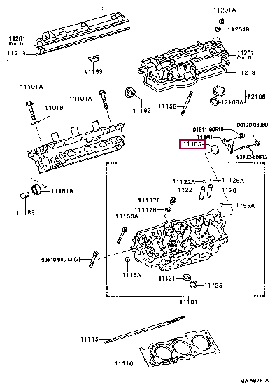 PLUG, CAMSHAFT HOUSING 11188-62010 (номер toyota 1118862010)