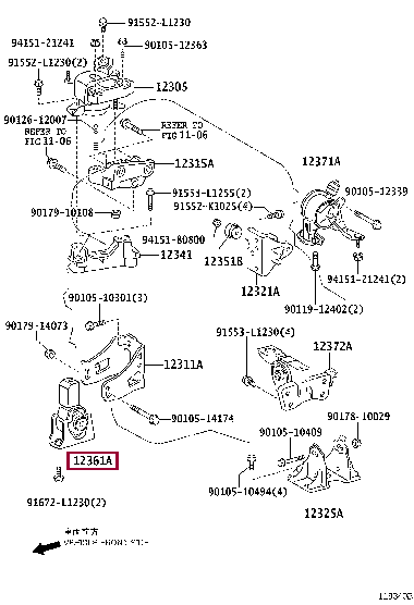 Опоры ДВС Тойота ESTIMA со склада в Москве