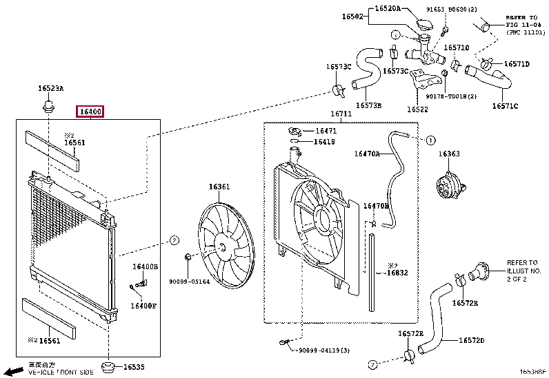 RADIATOR ASSY 16400-0M190 (номер toyota 164000M190)
