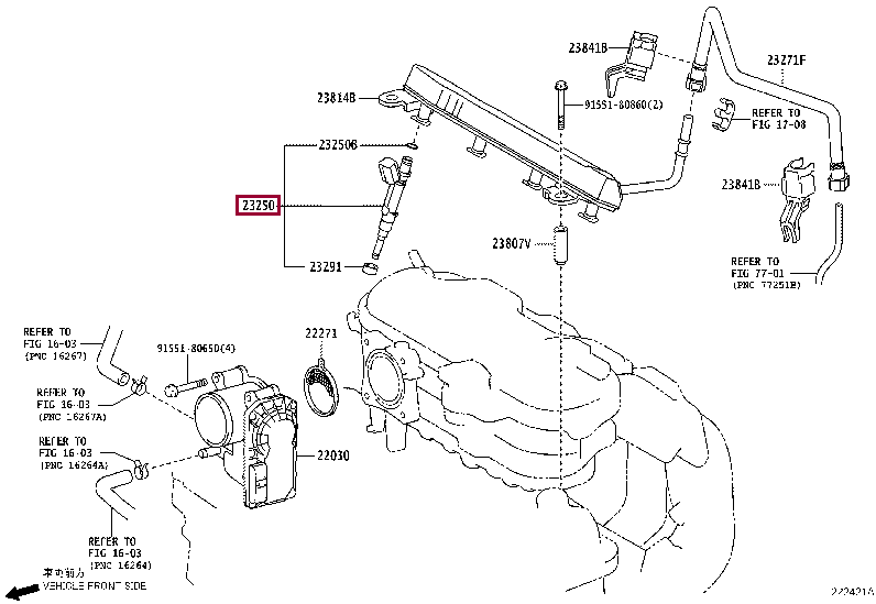 INJECTOR ASSY, FUEL 23209-49205 (номер toyota 2320949205)