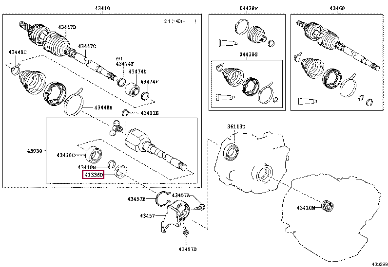 COVER, FRONT DRIVE SHAFT DUST, RH 41336-52020 (номер toyota 4133652020)