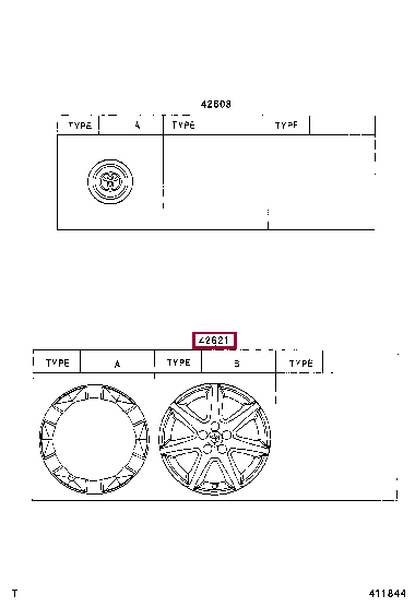 CAP, WHEEL 42602-47040 (номер toyota 4260247040)