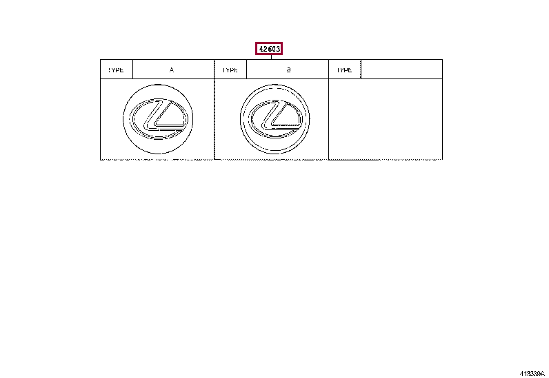 Колпачки на литые диски F-SPORT 42603-53110 (номер toyota 4260353110)