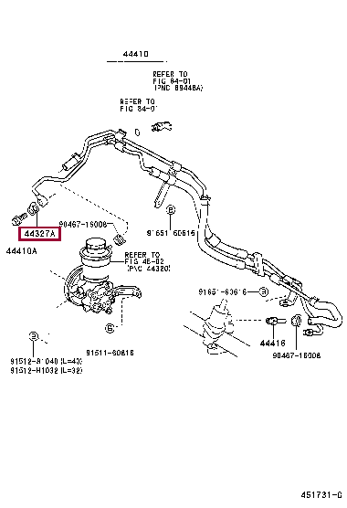 GASKET, PRESSURE PORT, NO.1 44327-12010 (номер toyota 4432712010)