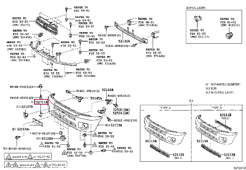 GARNISH, FRONT BUMPER 52711-42010 (номер toyota 5271142010)