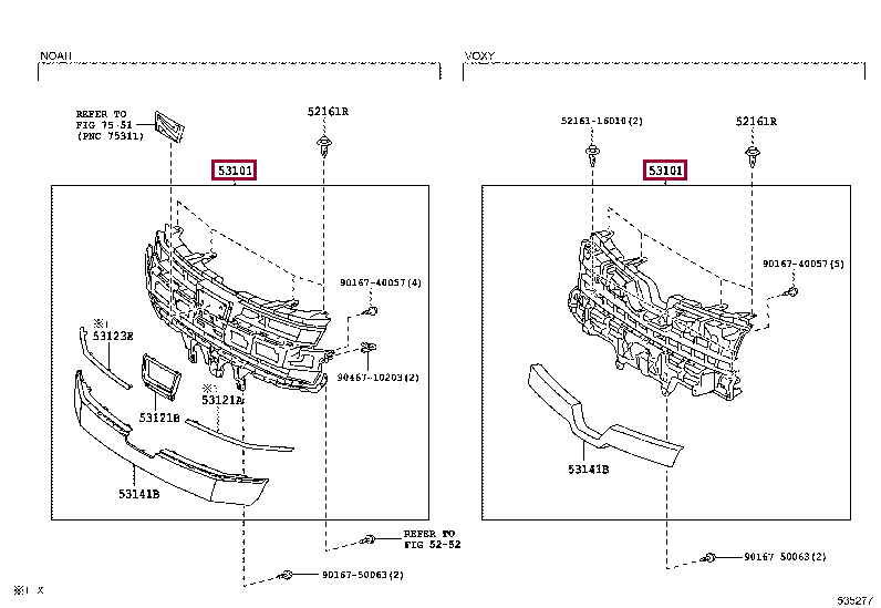 GRILLE SUB-ASSY, RADIATOR 53101-28620-C0 (номер toyota 5310128620C0)