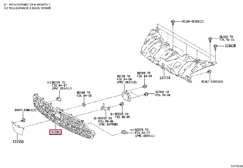 GRILLE SUB-ASSY, RADIATOR 53101-52800 (номер toyota 5310152800)
