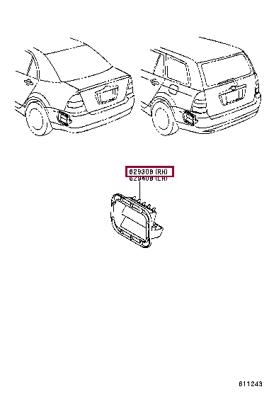 DUCT ASSY, QUARTER VENT, LH 62940-33040 (номер toyota 6294033040)