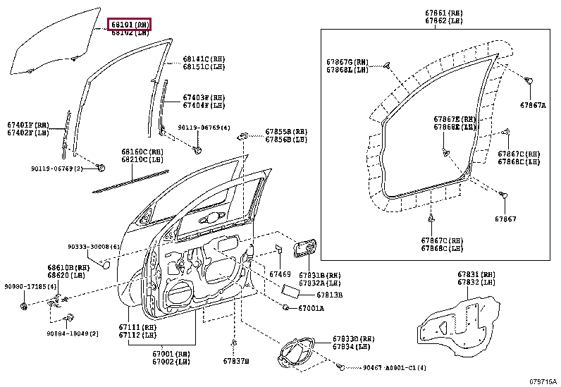 Стекла Тойота TACOMA