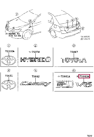 PLATE, LUGGAGE COMPARTMENT DOOR, NO.3 75443-33550 (номер toyota 7544333550)