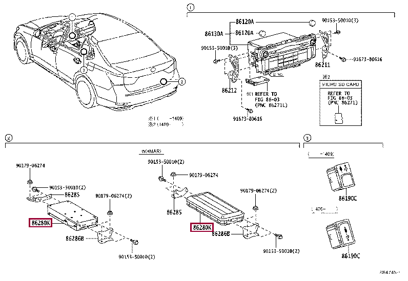 AMPLIFIER ASSY, STEREO COMPONENT 86280-30670 (номер toyota 8628030670)