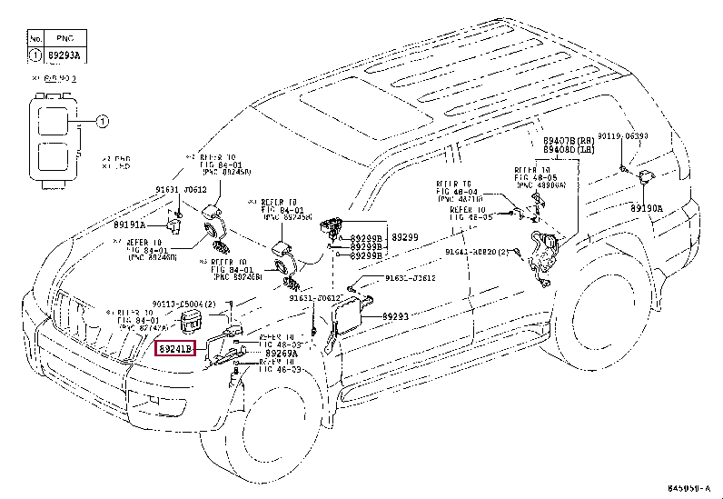 Актуатор 89241-60010 (номер toyota 8924160010)