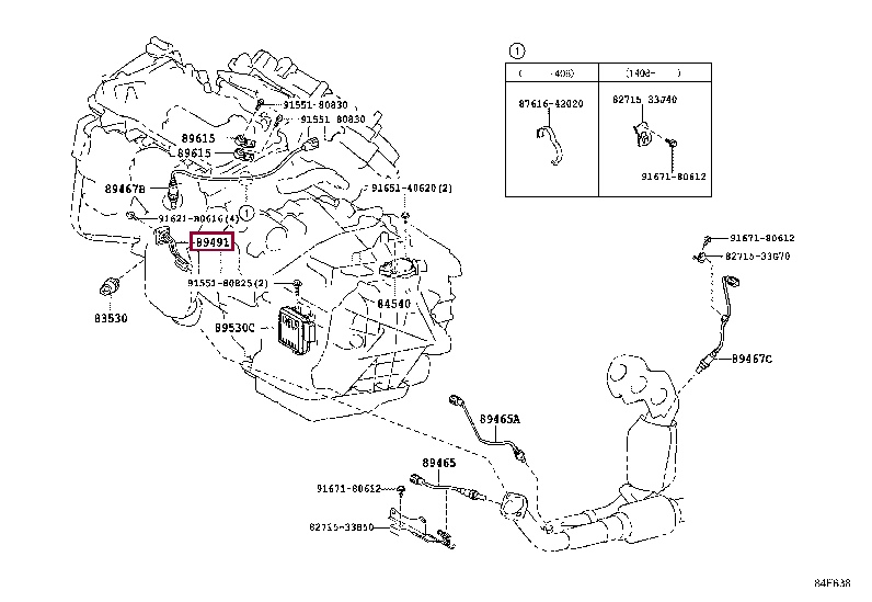SENSOR, ENGINE OIL LEVEL 89491-48010 (номер toyota 8949148010)