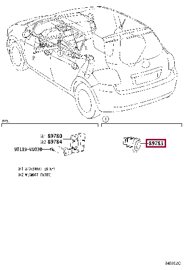 AMPLIFIER, TRANSPONDER KEY 89783-02041 (номер toyota 8978302041)