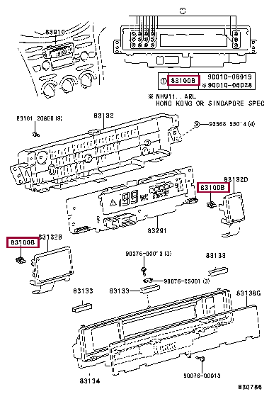 BULB, COMBINATION METER, NO.1 90010-06028 (номер toyota 9001006028)