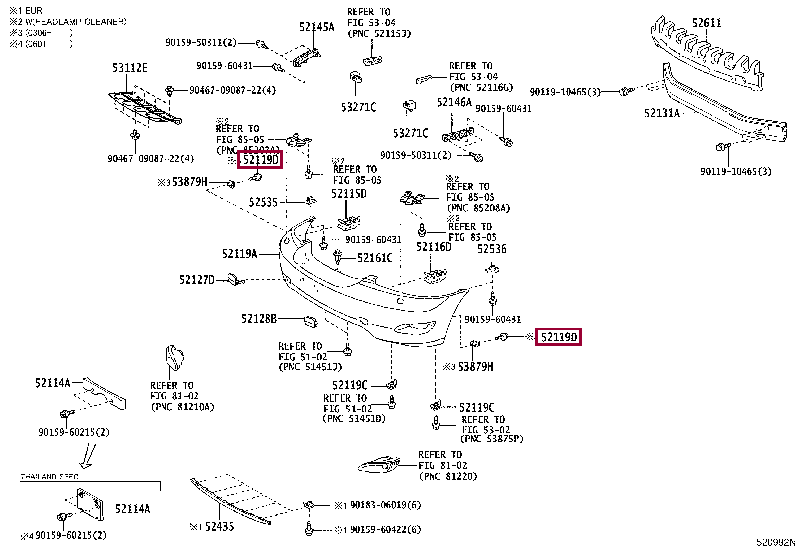 Крепеж 90159-45005 (номер toyota 9015945005)