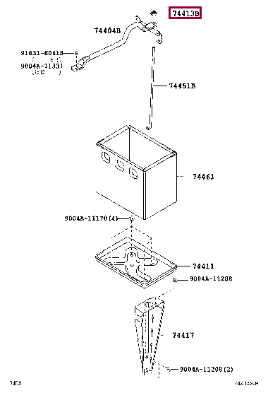 Гайка 90179-06206 (номер toyota 9017906206)