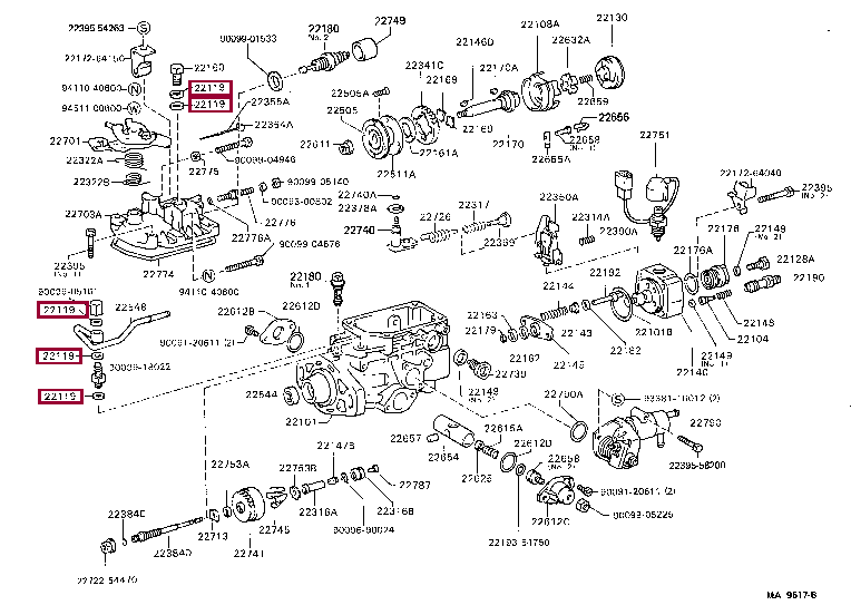 WASHER, AIR BLEEDER NIPPLE 90201-12109 (номер toyota 9020112109)