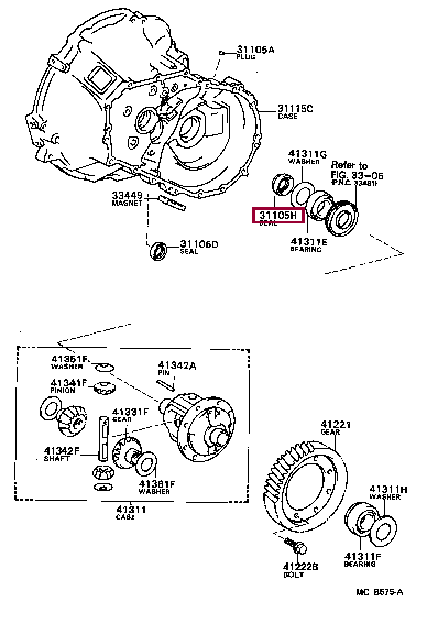 SEAL, OIL, NO.2(FOR TRANSAXLE CASE) 90311-34016 (номер toyota 9031134016)