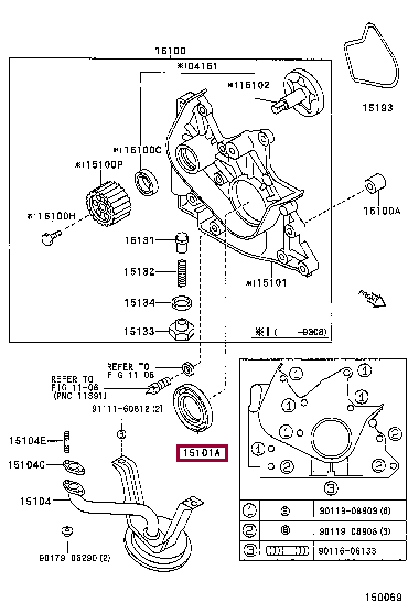 SEAL(FOR CRANKSHAFT) 90311-42031 (номер toyota 9031142031)