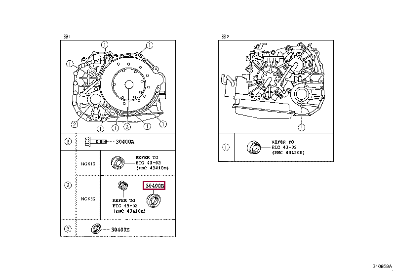 Сальник левого привода 90311-49002 (номер toyota 9031149002)