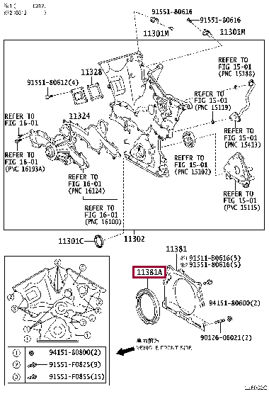 сальник коленвала задний 90311-99010 (номер toyota 9031199010)