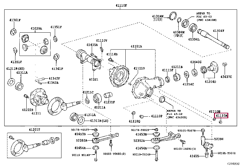 PLUG, FRONT DIFFERENTIAL FILLER 90341-T0002 (номер toyota 90341T0002)