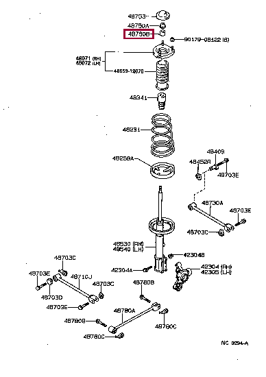 Втулка амортизатора 90387-15027 (номер toyota 9038715027)