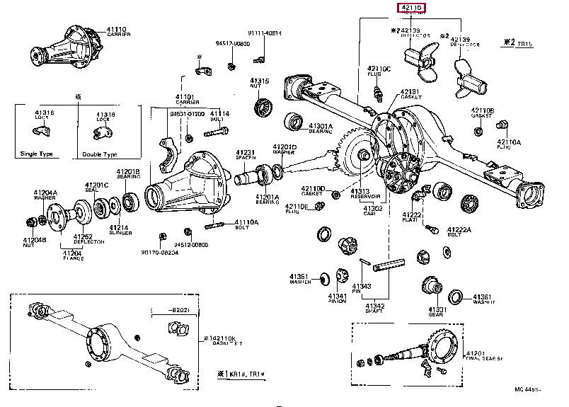 Сапун заднего моста 90930-03031 (номер toyota 9093003031)