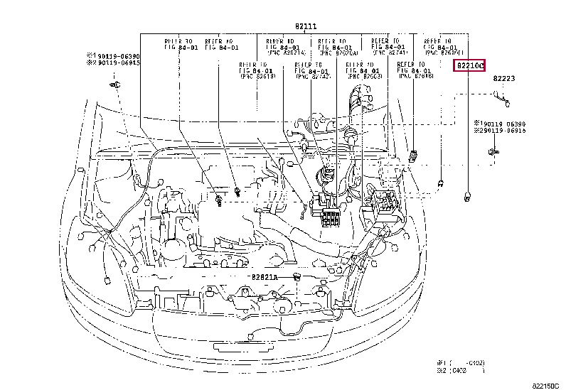 FUSE, FUSE BLOCK 90982-08283 (номер toyota 9098208283)
