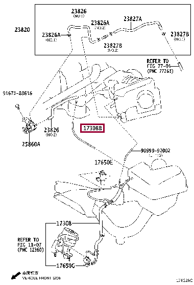 HOSE, VACUUM, NO.1 90999-92003 (номер toyota 9099992003)
