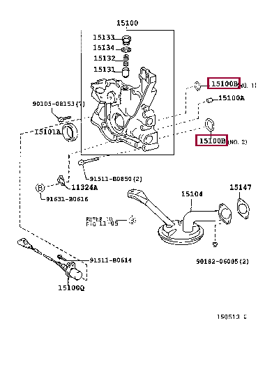 RING, O(FOR OIL PUMP) 96721-24022 (номер toyota 9672124022)