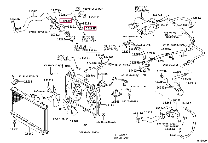 RING, O(FOR WATER BY-PASS PIPE) 96761-24022 (номер toyota 9676124022)